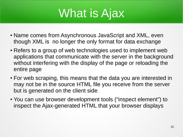 Intro to web scraping with Python | PDF