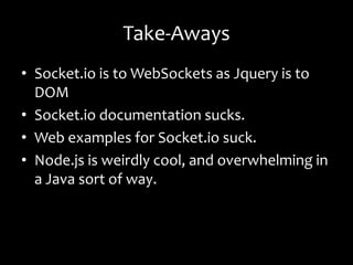 Intro to Web Sockets | PPT