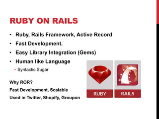 Introduction to Web Technology Stacks | PPTX | Web Development | Internet