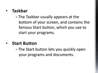 Introduction to Windows XP | PPTX