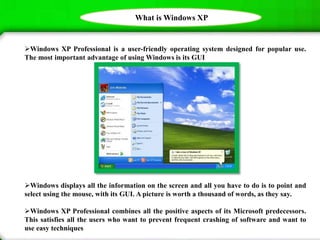 What is WindowsXP? - R.D.Sivakumar | PPT