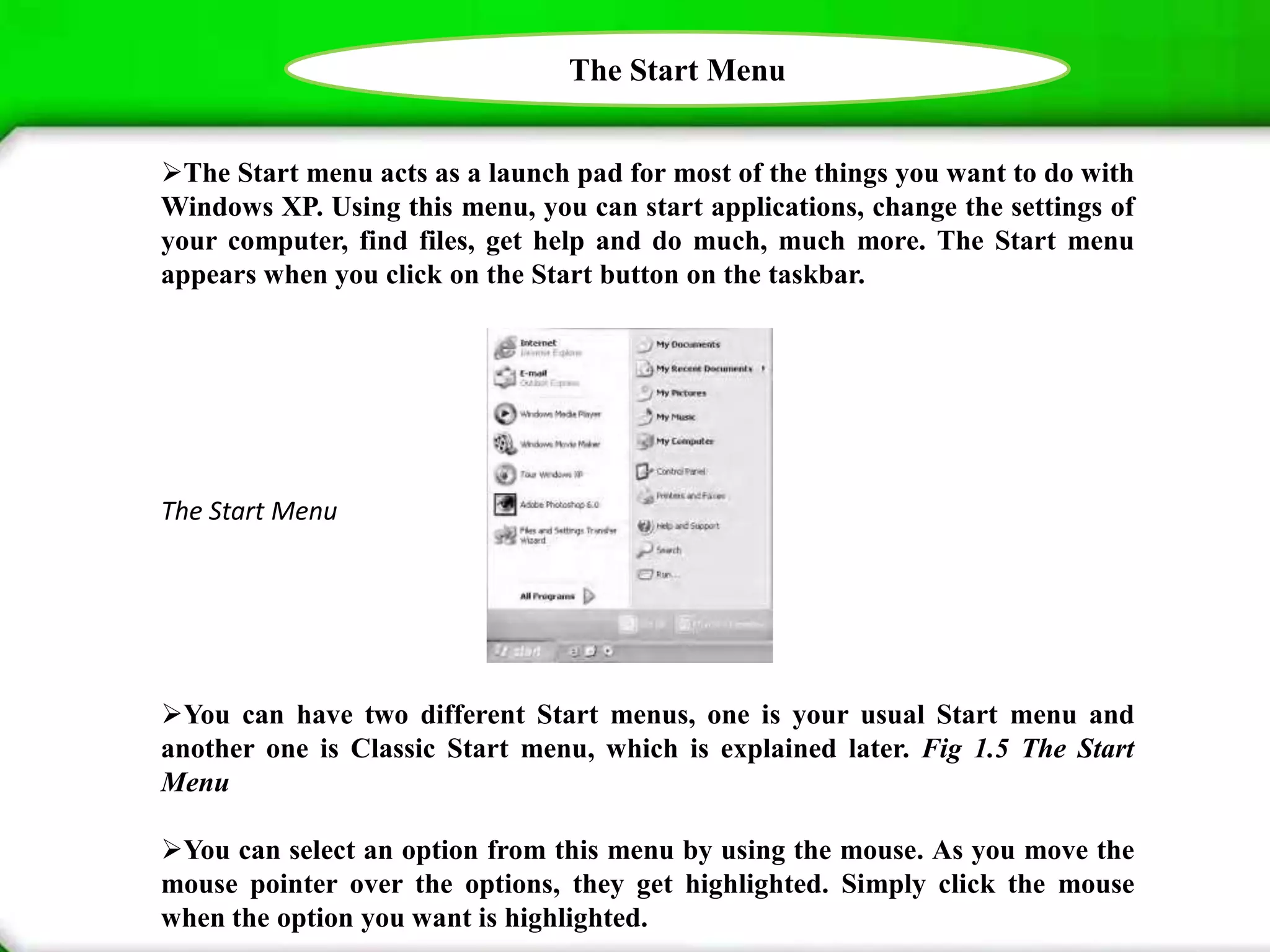 The Start Menu - R.D.Sivakumar | PPTX