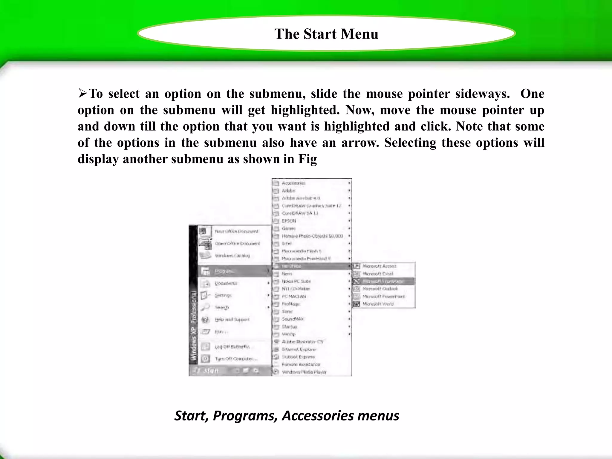 The Start Menu - R.D.Sivakumar | PPT