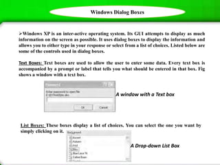 Windows Dialog Boxes - R.D.Sivakumar | PPTX