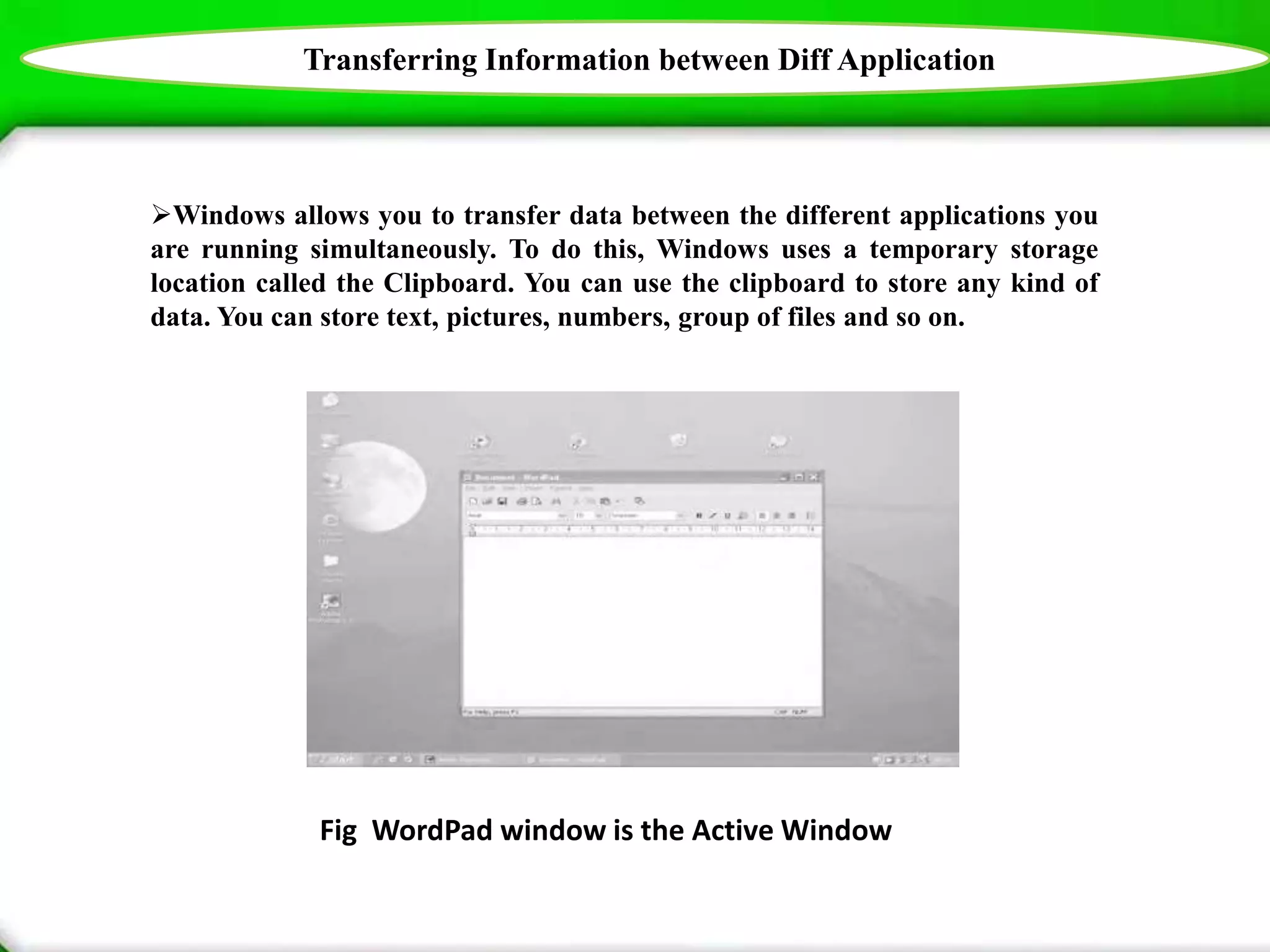 Working with Multiple Application - R.D.Sivakumar | PPTX | Operating Systems | Computer Software ...