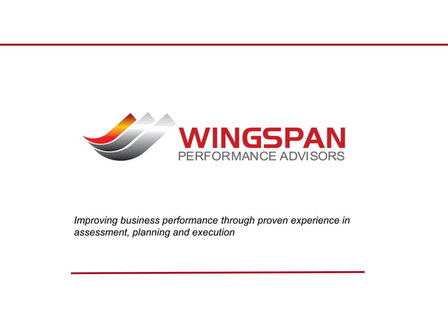 Intro To Wingspan Performance Advisors | PPT