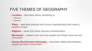 Intro to world geography skills | PPTX