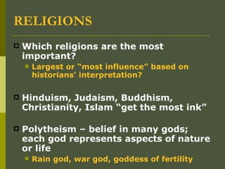 Intro to world religions | PPT
