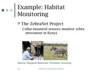 Intro to wsn | PPT | Internet of Things | Internet