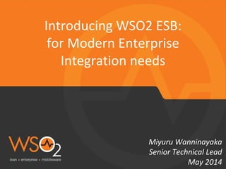 Introduction to WSO2 ESB | PPT