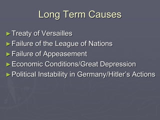 Introduction to the Causes of WWII | PPTX