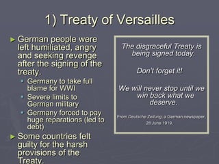 Introduction to the Causes of WWII | PPTX