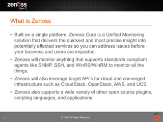 Intro to Zenoss by Andrew Kirch | PPTX