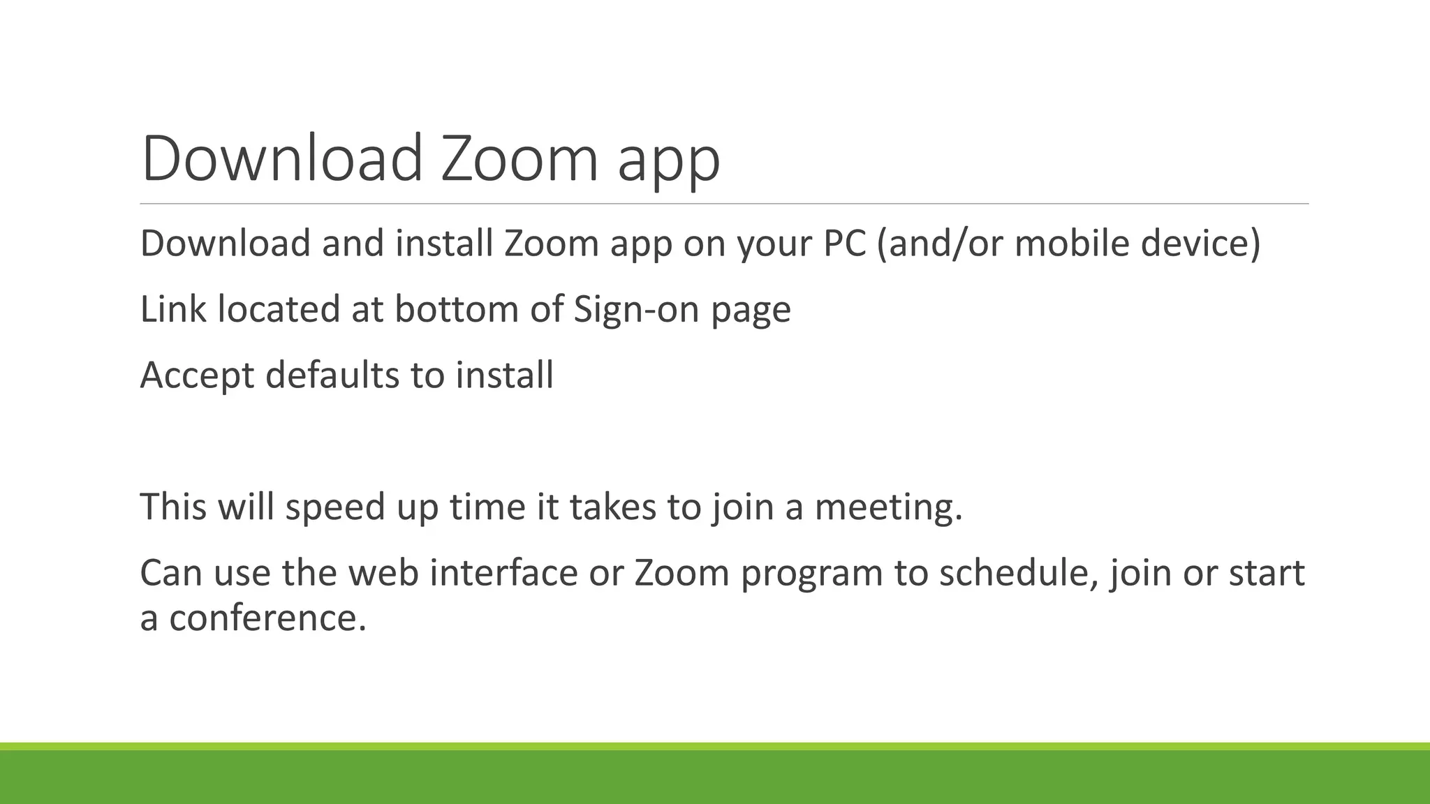 Intro to zoom | PPTX