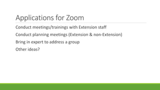 Intro to zoom | PPTX