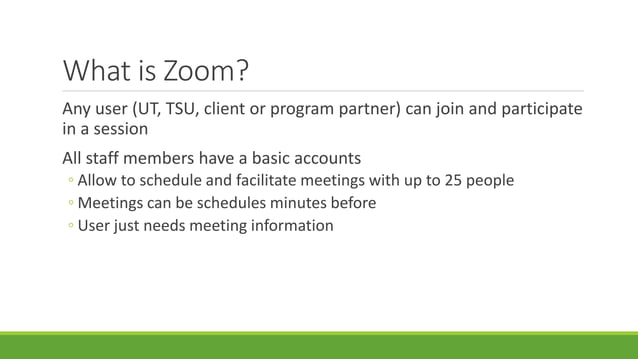 Intro to zoom | PPTX
