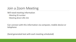 Intro to zoom | PPTX