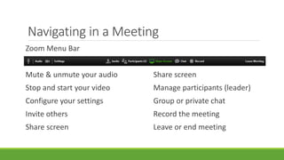 Intro to zoom | PPTX