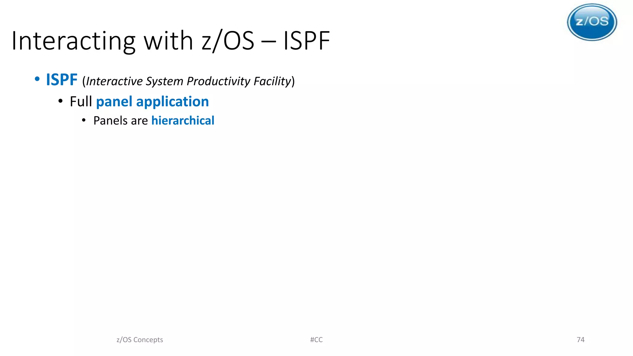Introduction to z/OS | PDF
