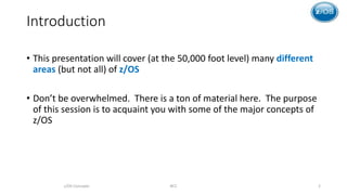 Introduction to z/OS | PDF