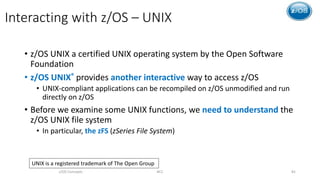 Introduction to z/OS | PDF