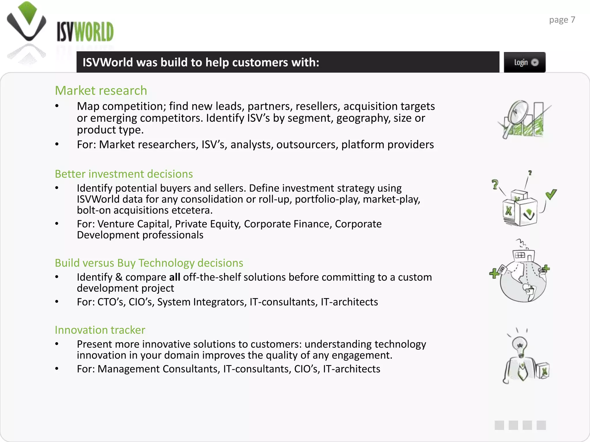 ISVWorld software industry database - 8 minute Intro and Training | PPTX