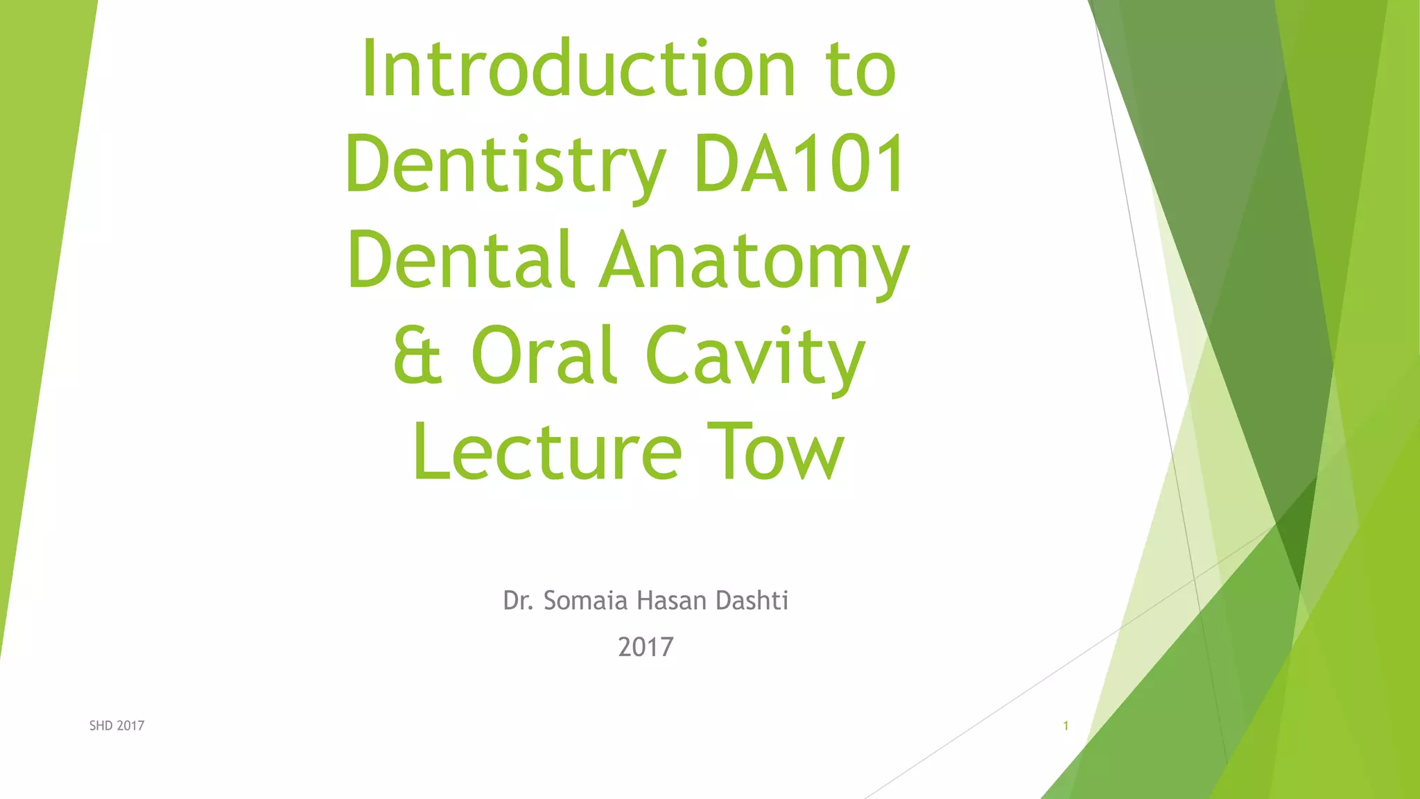 Intro two dental anatomy | PPT