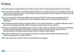 Introduction to OpenID TX proposed extension | PPT | Internet | Computing