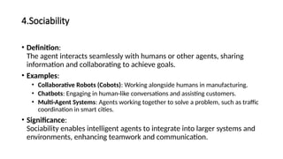 artificial intelligence agents and its environment | PPTX
