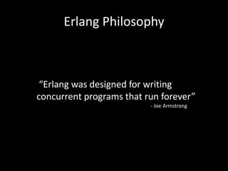Introucing Erlang | PPT