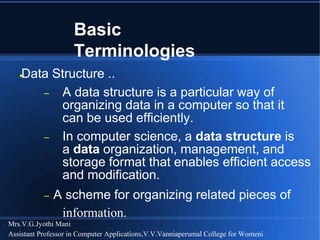 Data structure | PPTX