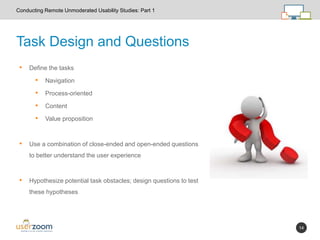 Conducting Remote Unmoderated Usability Testing: Part 1 - RemoteUX ...