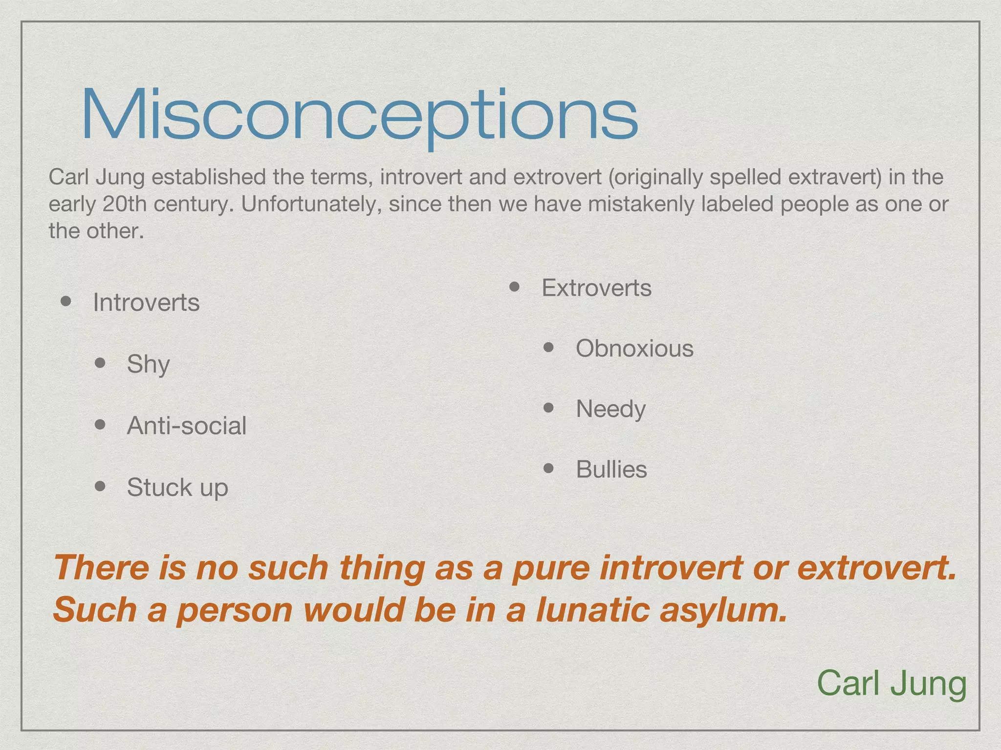 Introvert & extrovert: The melting pot of development | PPT