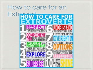 Introvert & extrovert: The melting pot of development | PPT