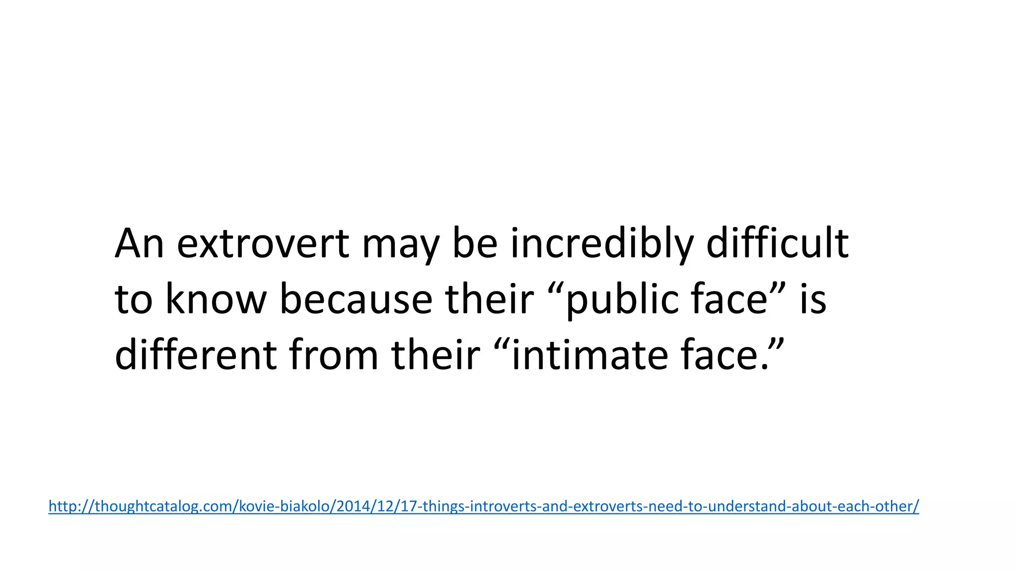 Introvert and extrovert | PDF | Business | Business and Finance