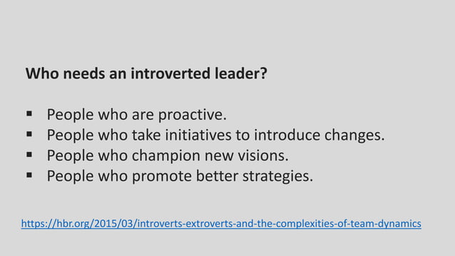 Introvert and extrovert | PDF | Business | Business and Finance