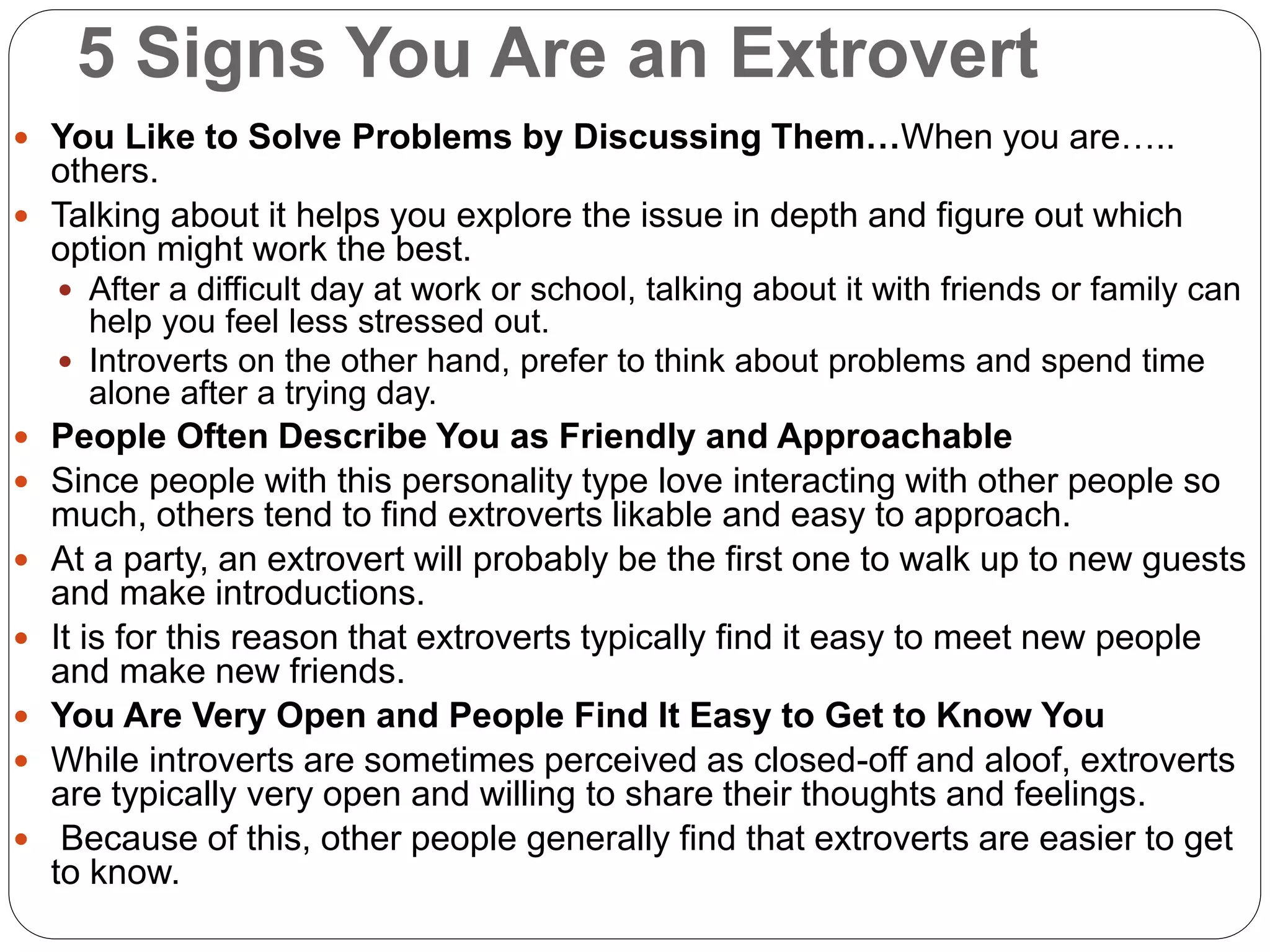 Introvert extrovert | PPTX