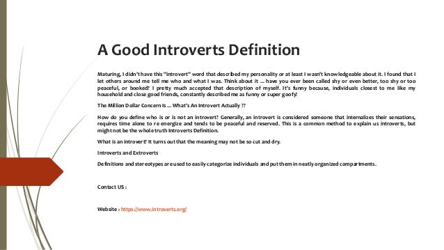 Introvert meaning | PPTX