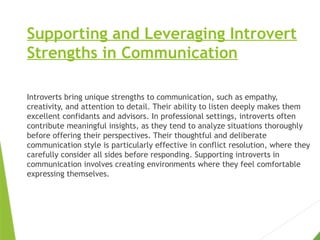 Introverts in Communication By Tharun.Kvv