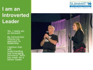 An Introvert's Journey to Leadership | PPT
