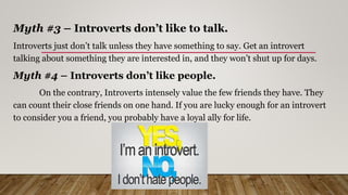 Introvert vs. extrovert | PPTX