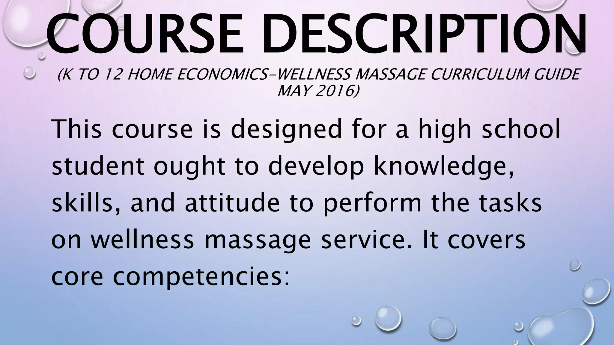 Intro Wellness Massage | PPTX