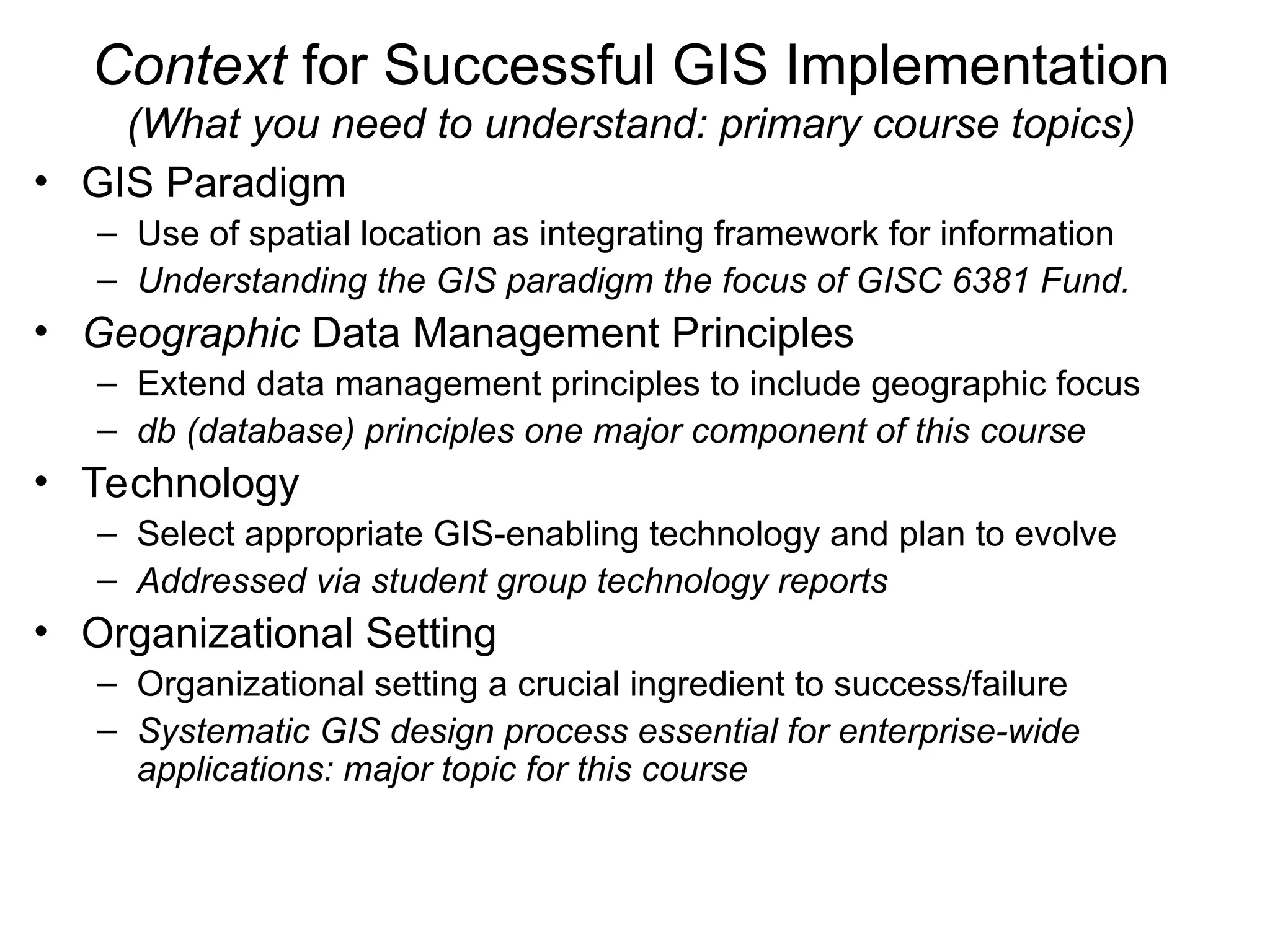 introx_Geographic Information Systems Management & Implementation.ppt