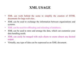 Intro xml | PPT