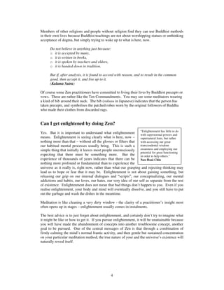 The Basics of Zen Meditation | PDF