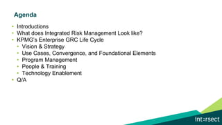 The Journey to Integrated Risk Management: Lessons from the Field | PDF