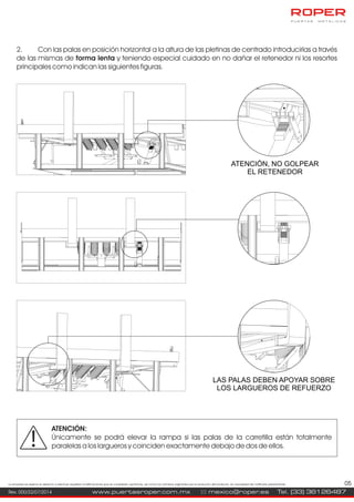 Intrucciones rampa-niveladora-mecanica 06-08-2014-a-mexico_baja | PDF