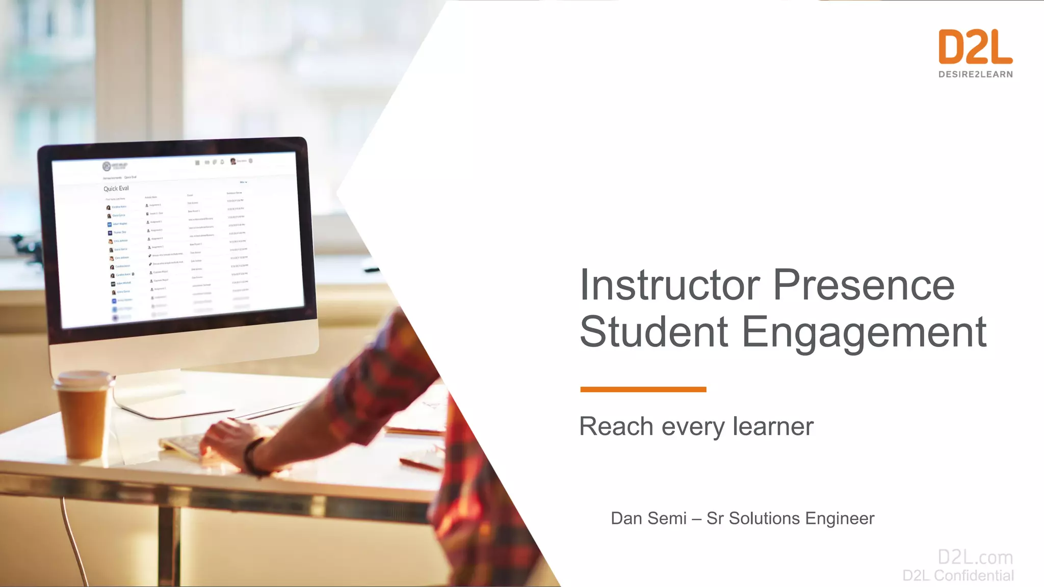 Using Brightspace Tools to Increase Student Engagement and Instructor Presence | PDF