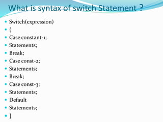 Intruduction conditional statement | PPT
