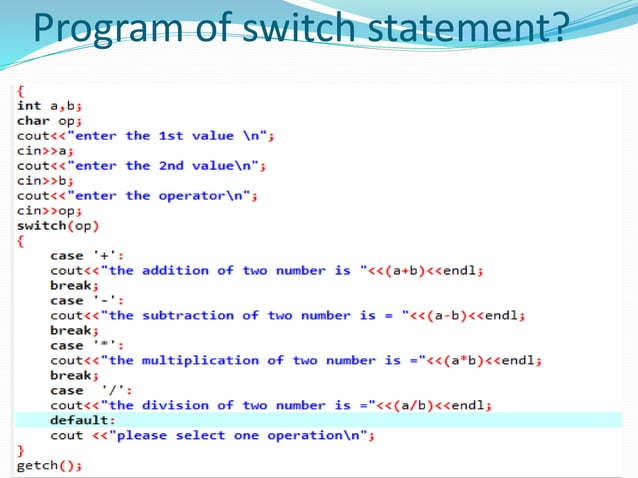 Intruduction conditional statement | PPT